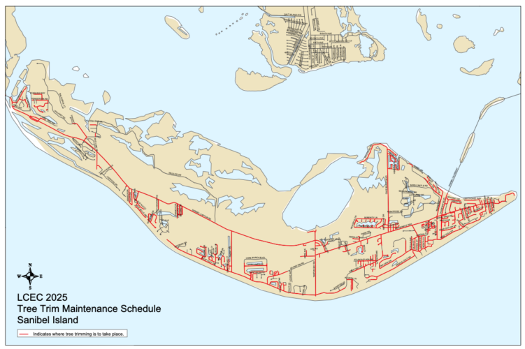 LCEC to begin overhead Circuit maintenance - SANIBEL-CAPTIVA - Island ...